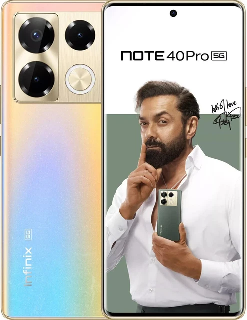 INFINIX NOTE 40 Pro 5G double SIM débloquée en usine 8 Go RAM 256 Go ...