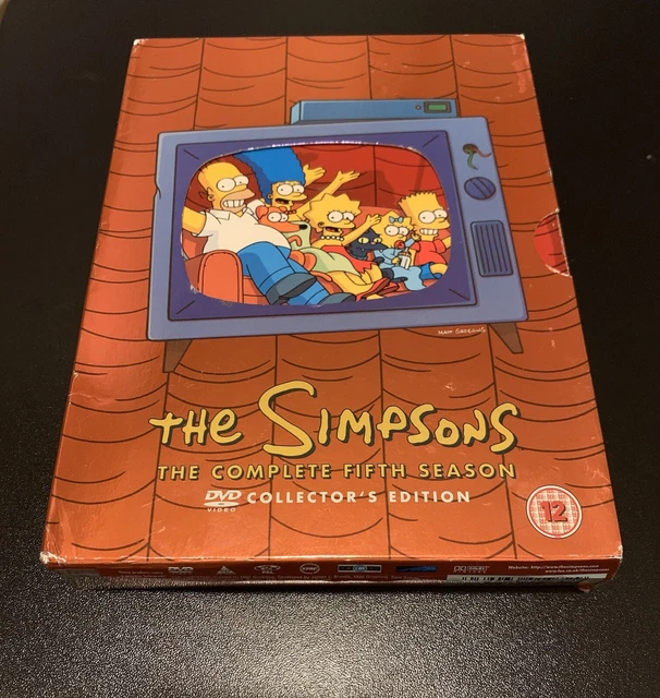 THE SIMPSONS,THE COMPLETE Fifth Season DVD Collectors Edition,pre-owned ...