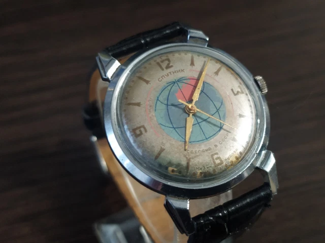 SPUTNIK KIROVSKIE KRAB Poljot original sowjetische mechanische Uhr der ...