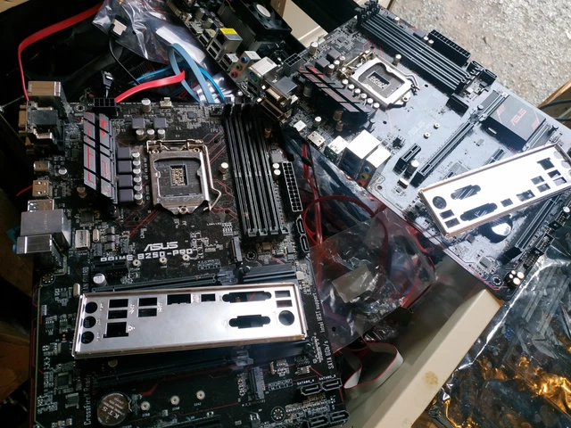 2X ASUS PRIME B250-PRO Socket LGA1151 DDR4 ATX motherboard with I/O ...