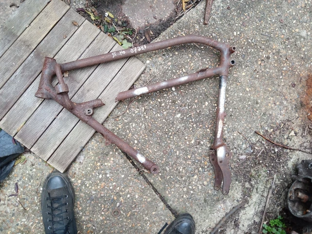 PRE WAR vintage veteran flat tank triumph 1920s or earlier frame damage ...