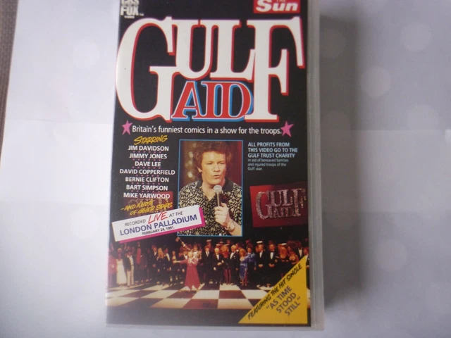 THE SUN GULF Aid 1990 Vhs Pal Video Tape £3.00 - PicClick UK
