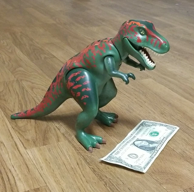 FIGURINE ARTICULÉE DINOSAURE Playmobil 9231 T-Rex vert tyrannosaurus ...