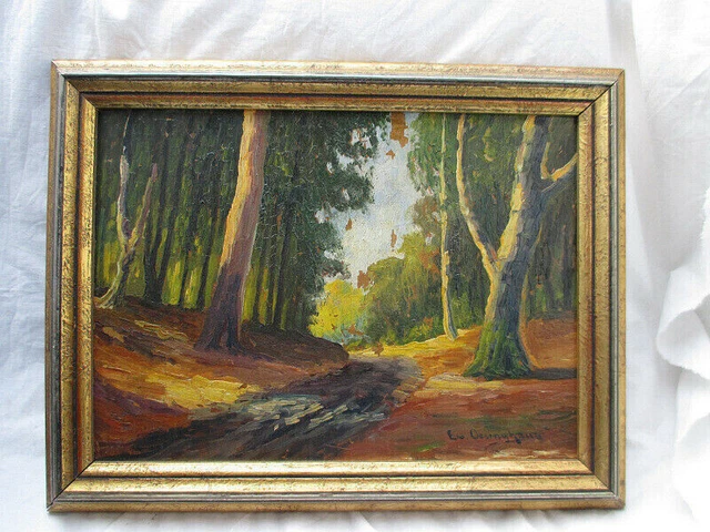 EWALD OESINGHAUS 1890-1963 Ölgemälde WALD Impressionismus Neumünster Landschaft EUR 150,00 ...
