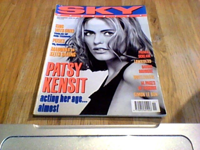 SKY MAGAZINE UK 1991 Patsy Kensit Madonna Vhs Danni Minogue U2 Vinyl ...