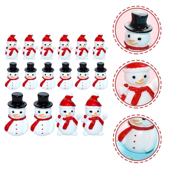 20 PCS FIGURINES Miniatures De Bonhomme Neige Mini-bonhomme EUR 10,95 ...