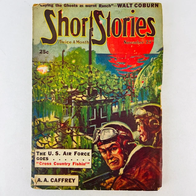 RARE PULP!! SHORT STORIES - 1942 NOV 25 - Vol. 181 No.4 - NAZI SUB ...