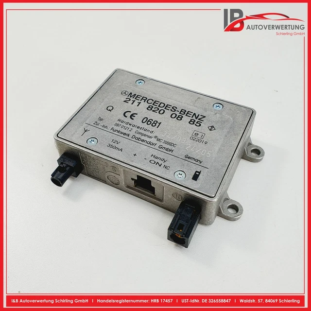 MERCEDES E-CLASS W211 COMBO E280 CDI control unit antenna amplifier ...