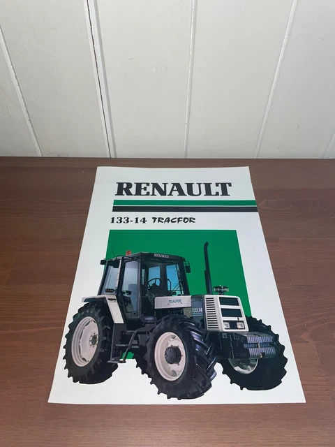 BROCHURE PROSPEKT PROSPECTUS TRACTEUR RENAULT 110-54 TRACFOR tractor-traktor-ih EUR 9,99 ...