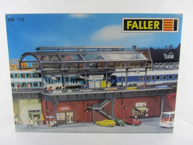 FALLER 119 BAUSATZ S-Bahnstation 1:87 ungebaut mit Verpackung EUR 59,90 - PicClick DE