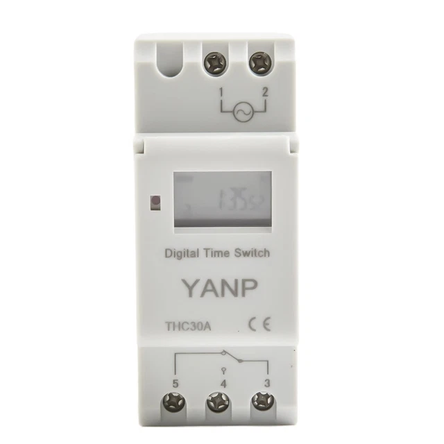 Relay Switch Timer Relay 1s 24h 30a Guide Rail Type Rechargeable Radio