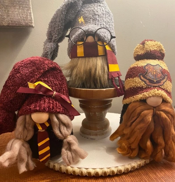 THEME GNOME SET Harry Potter Hermione Granger Ron Weasley Plush Toy ...