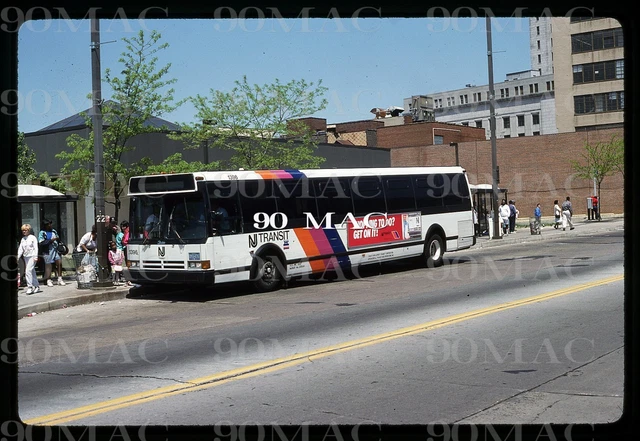 NEW JERSEY TRANSIT-NJT. FLXIBLE BUS #1396. Original Slide. Hoboken (NJ ...