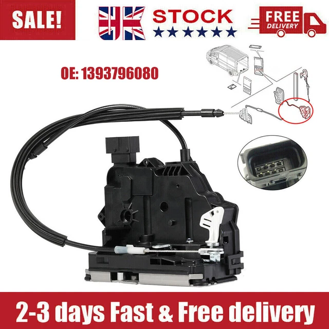 REAR DOOR LOCK Actuator Mechanism for Ducato Citroën Relay Peugeot ...