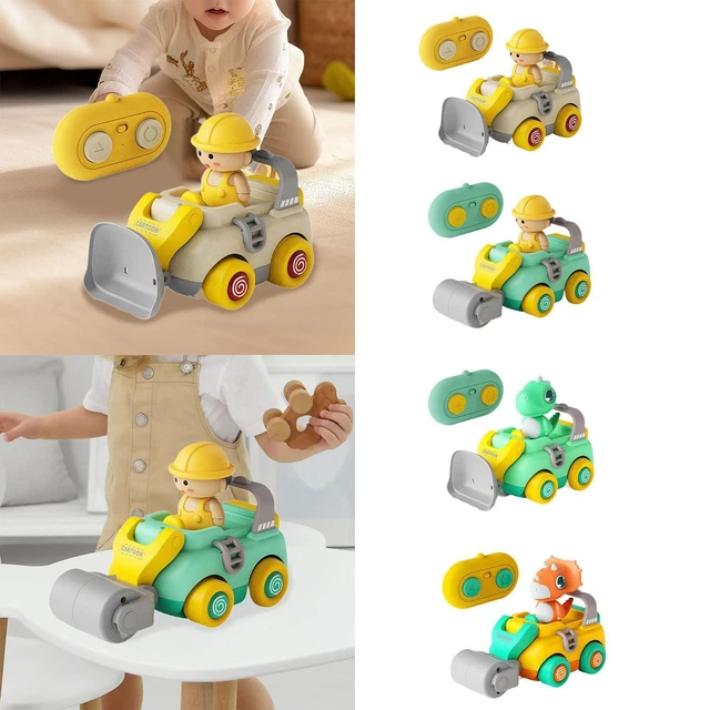 RC ENGINEERING CAR Toy RC Cartoon Cars Simulated Dinosaur Toys with ...