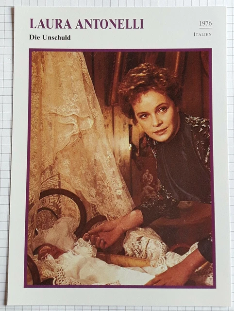 SCHAUSPIELERIN LAURA ANTONELLI | Portrait | Star-Foto / Sammelbild ...