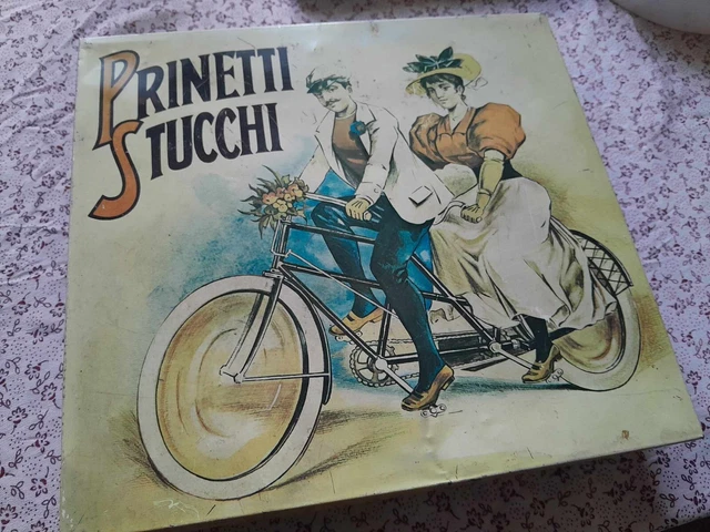 ANTICA SCATOLA METALLO prinetti stucchi EUR 38,00 - PicClick FR