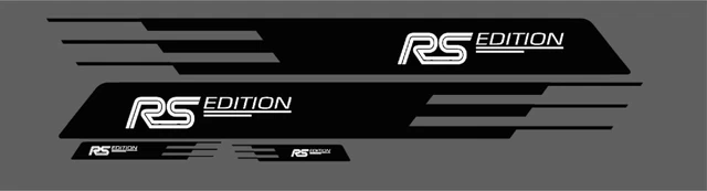 FORD TRANSIT CUSTOM Graphics Wing Decal Side Stripe RS Edition £31.95 ...