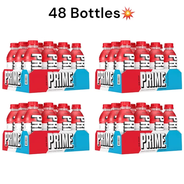 PRIME HYDRATION DRINK By Logan Paul x KSI 12 Pack 16.9oz Bottles Bulk ...