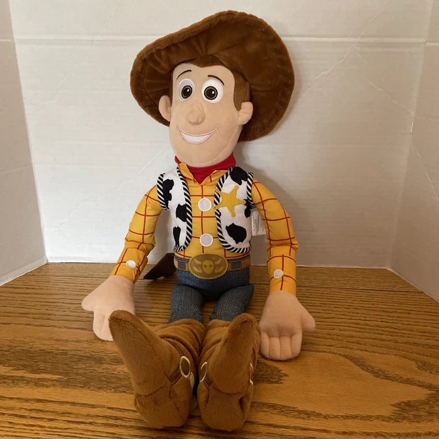 DISNEY PIXAR TOY Story 4 Sheriff Woody Large Plush Stuffed Doll 25” £11 ...