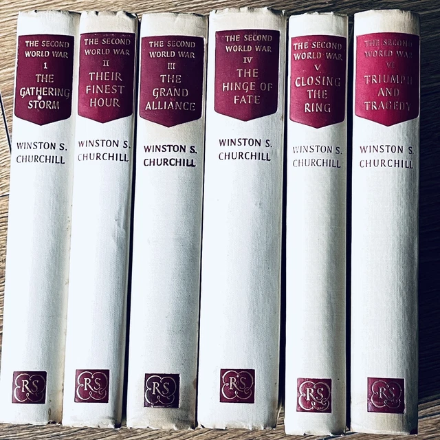 THE SECOND WORLD War Complete (6 Volume Set) Hardcover 1956 Winston Churchill £65.00 - PicClick UK