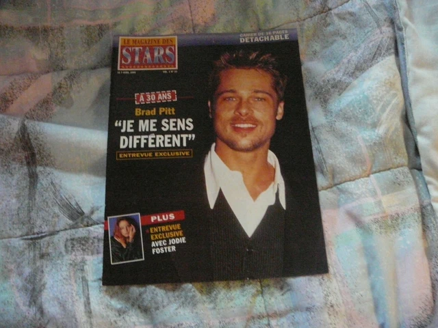MAG DES STARS April 7 1995 Brad Pitt Jodie Foster Pamela Anderson David ...