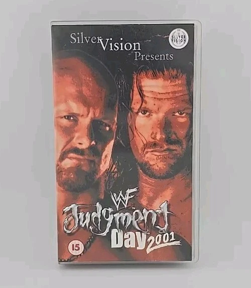 WWF JUDGMENT DAY 2001 - VHS Video Tape (2001) U.k - PAL - 15 - Silver ...
