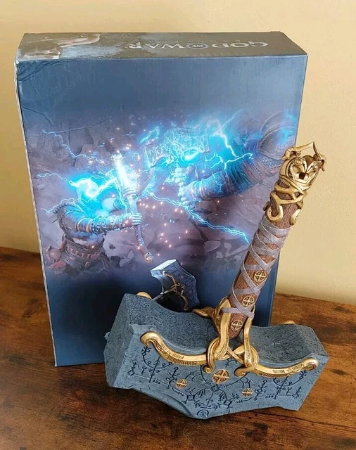 GOD OF WAR Ragnarok - Mjolnir - Thor's Hammer Replica Collectors ...