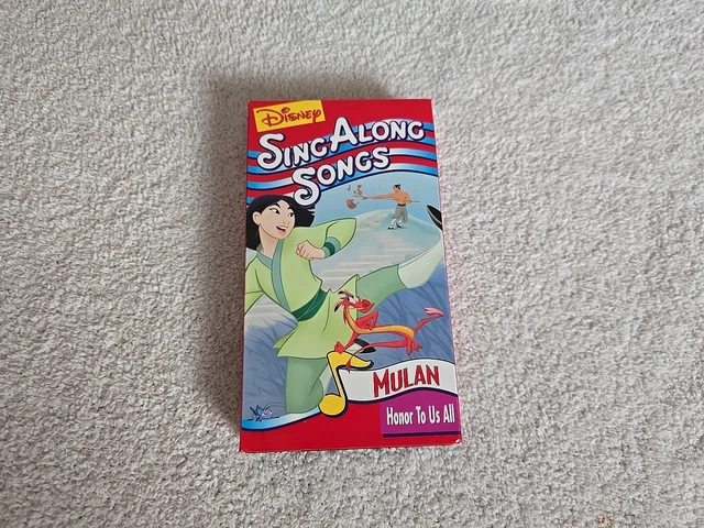Disney Sing Along Songs Mulan Honor To Us All Vhs £6 03 Picclick Uk
