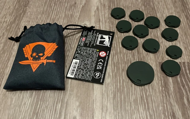 KILL TEAM HIVESTORM Limited Edition Wound Counters Trackers Bases Bag ...