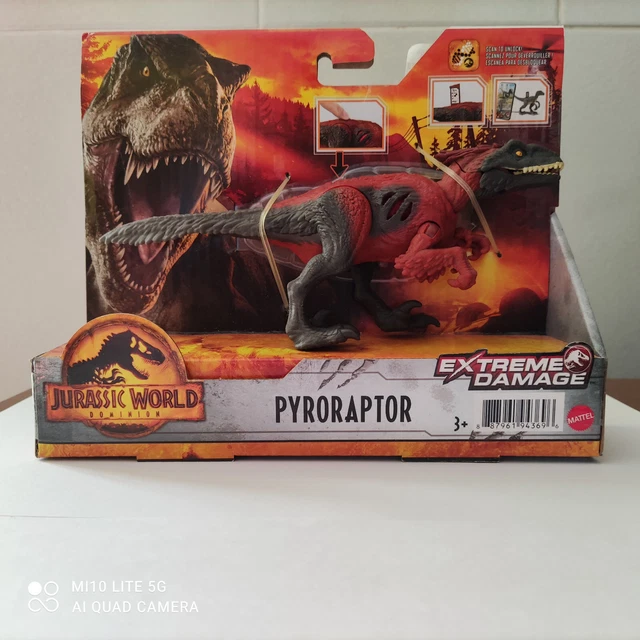 MATTEL JURASSIC WORLD Dominion Pyroraptor Extreme Damage £32.79 ...