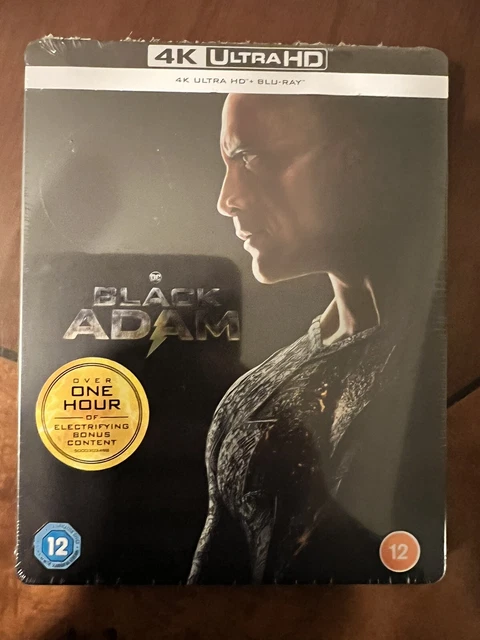 BLACK ADAM(2022)- 4K Ultra Hd & Blu-Ray Steelbook Limited Edition £8.50 - PicClick UK
