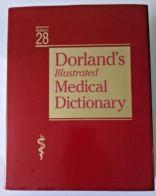 VINTAGE 1994 DORLANDS Illustrated Medical Dictionary 28th Edition By ...