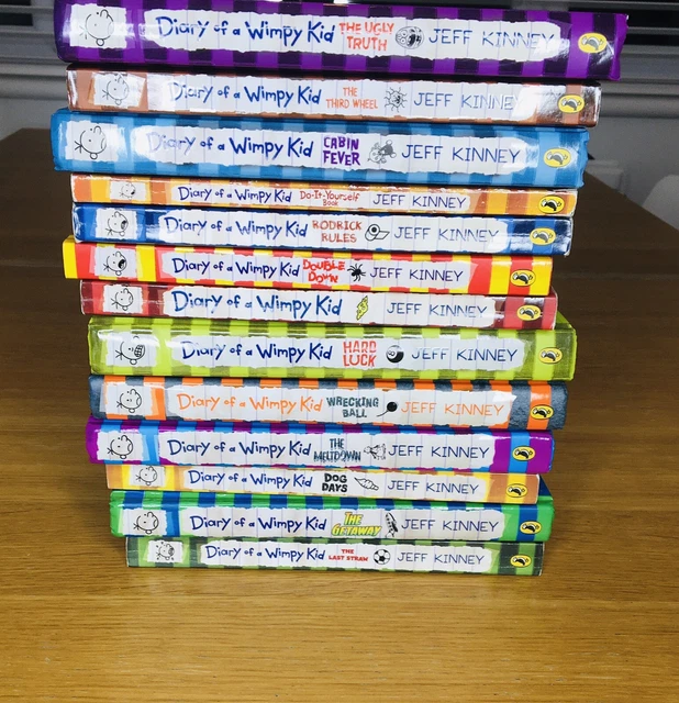 13 X DIARY Of A Wimpy Kid Books Bundle Plus CD Audio Book and Mini Book ...