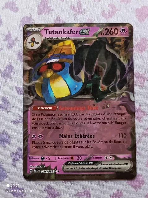 CARTE POKÉMON – Tutankafer ex – 076/182 – Écarlate et Violet – Faille ...