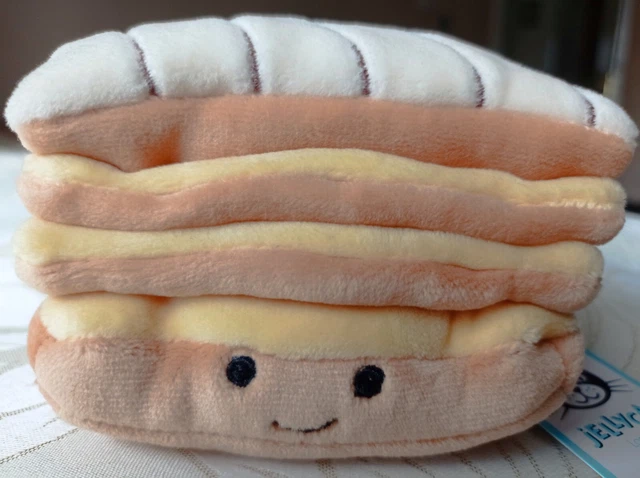 RARE JELLYCAT PRETTY Patisserie Mille Feuille Plush Soft Toy NWT ...