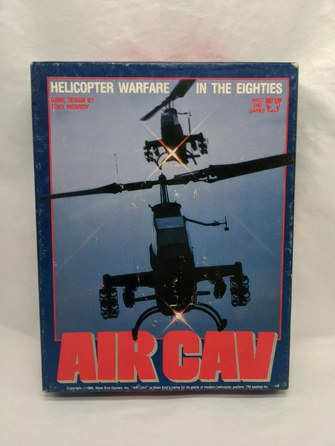 AIR CAV HELICOPTER Warfare In The Eighties West End Games Board Game £ ...