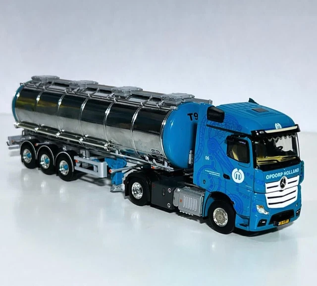 MERCEDES ACTROS MP5 tank trailer "Van Opdorp" WSI truck models 02-2685 ...
