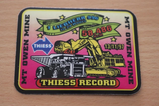 COAL MINING STICKERS, Mt Owen Mine $2.95 - PicClick AU