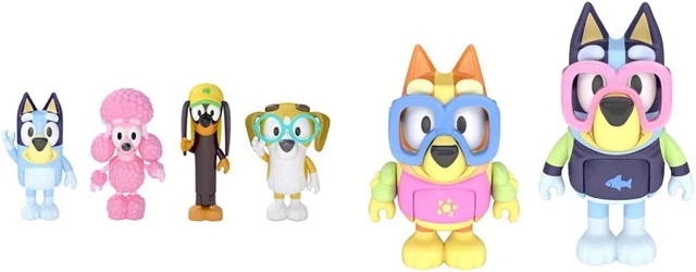 BLUEY AND FRIENDS: Bluey, Coco, Snickers and Honey Confezione da 4 ...