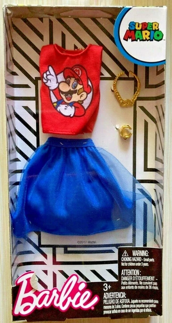 BARBIE DOLL SUPER Mario Bros Characters Deluxe Fashion Pack Skirt ...