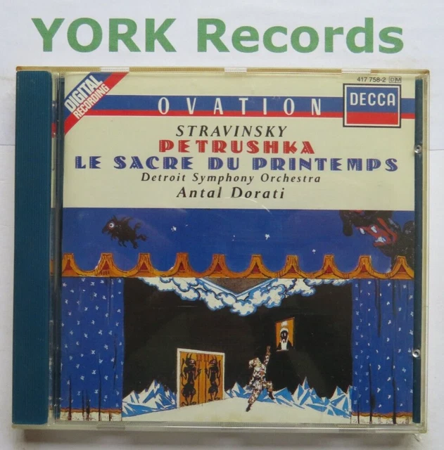 STRAVINSKY - PETRUSHKA / Le Sacre du Printemps DORATI Detroit SO - Ex ...