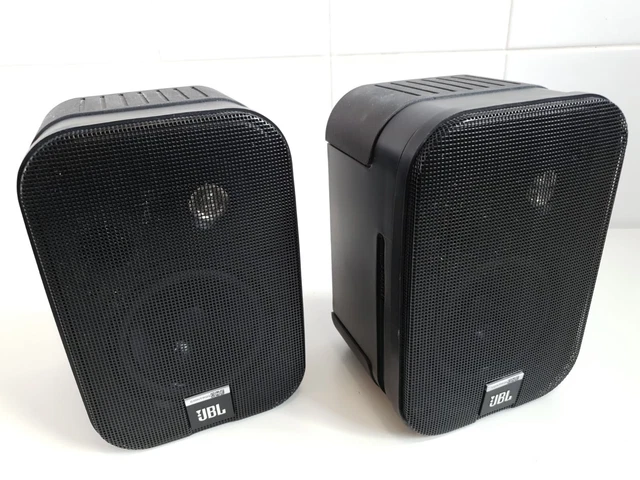 JBL CONTROL 1 Pair of Monitor Speaker Black Professional DJ Studio HiFi ...