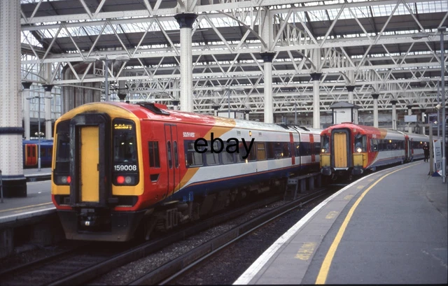 35MM RAILWAY SLIDE - DMU Class 159. 159008 with 442424 @ Waterloo £2.99 ...
