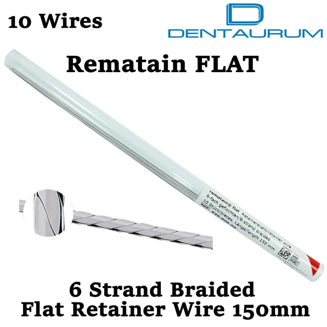 DENTAL ORTHODONTIC DENTAURUM Rematain Flat 6 Strand Braided Retainer ...