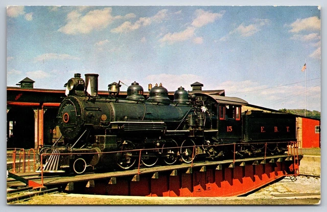 POSTCARD NARROW GAUGE East Broad Top Engine No. 15 Rockhill Furnace PA ...