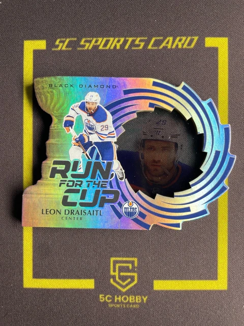 2023-24 UPPER DECK Black Diamond Run For The Cup/99 Leon Draisaitl FCDT ...