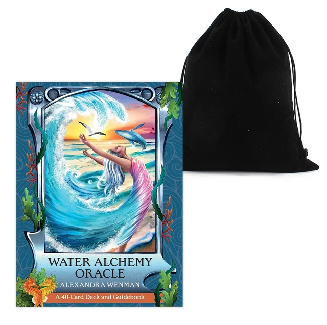 EAU ALCHEMY ORACLE Carte Pont & Guide Wenman Findhorn Press Avec Sac ...