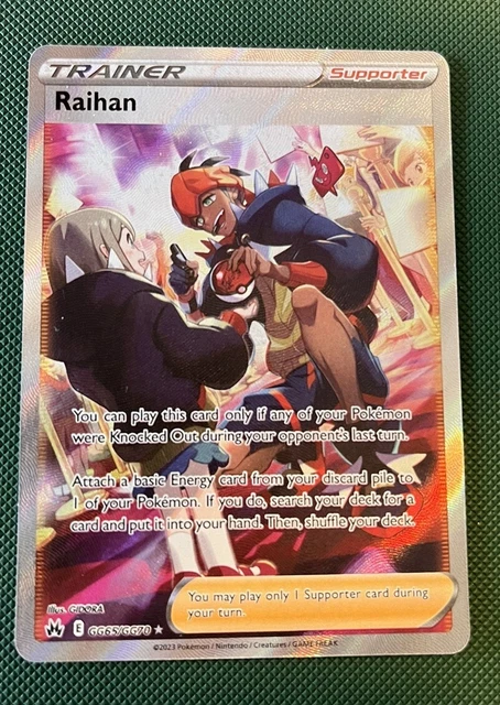 POKÉMON TCG RAIHAN Crown Zenith: Galarian Gallery GG65/GG70 Holo Ultra ...
