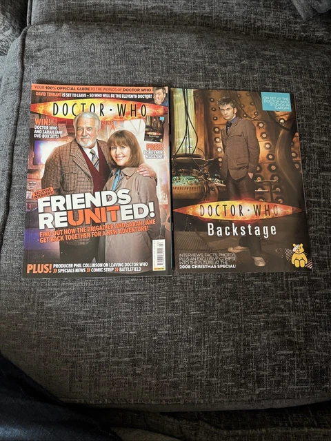 DOCTOR WHO MONTHLY Magazine - No 402 with Free ‘Backstage’ Supplement £ ...